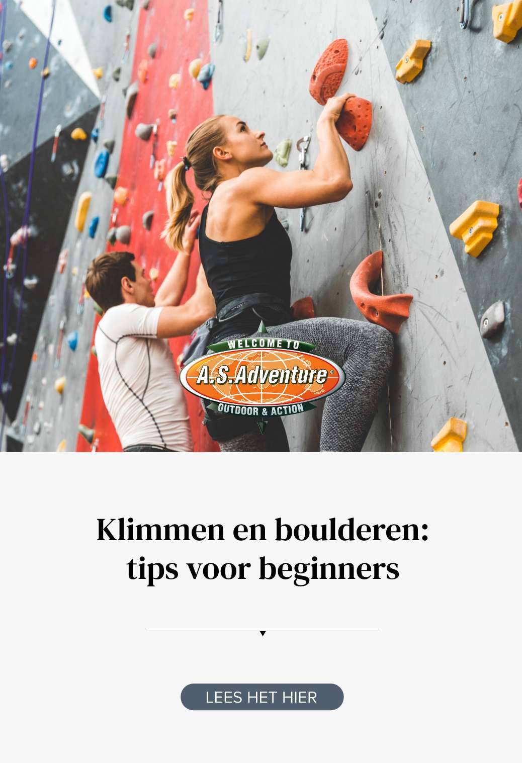 Klimmen en boulderen: tips voor beginners | A.S.Adventure